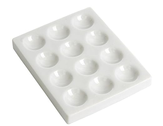 Cavity Plate Porcelain 12 Hole (Pk. of 2 Pcs) – scientifickart