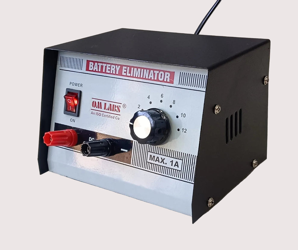 Battery Eliminator 2-12V/1A DC in Metal Box – scientifickart