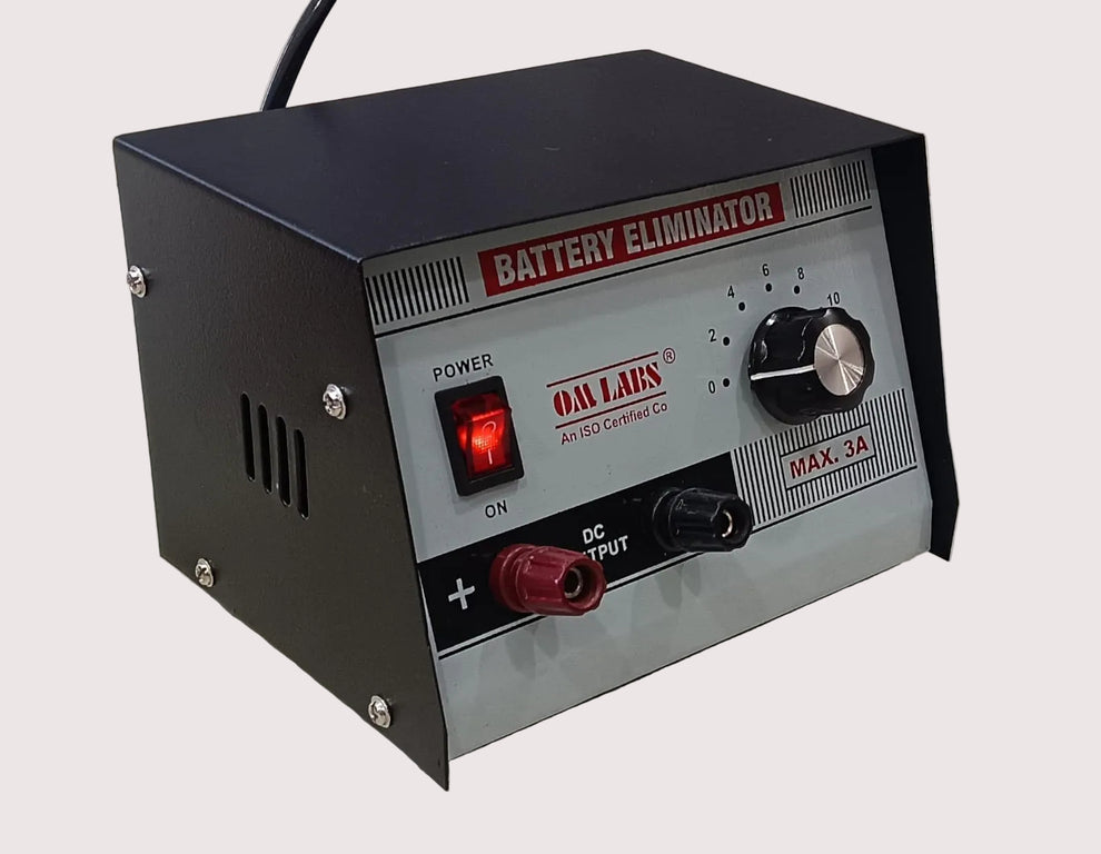 Battery Eliminator 2-12V/3ADC in Metal Box – scientifickart