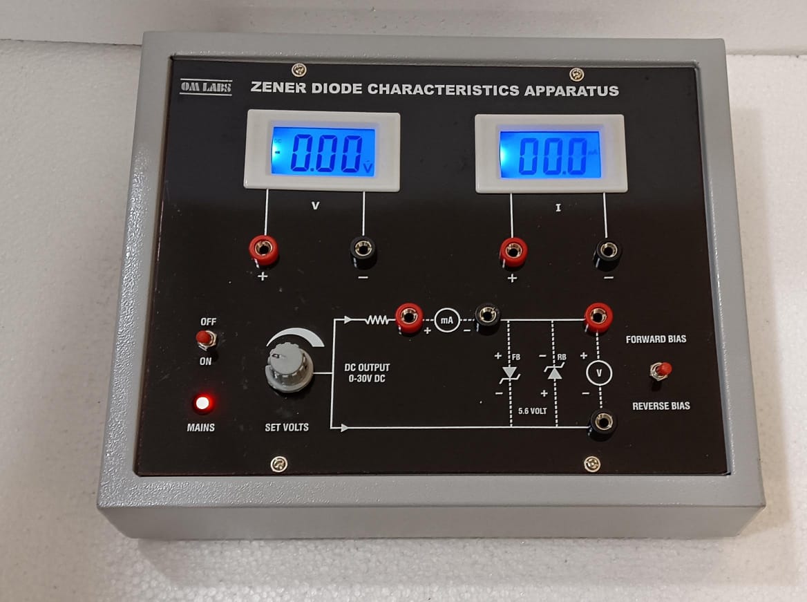 Zener Diode Characteristics Apparatus (2 Digital Meters) – scientifickart