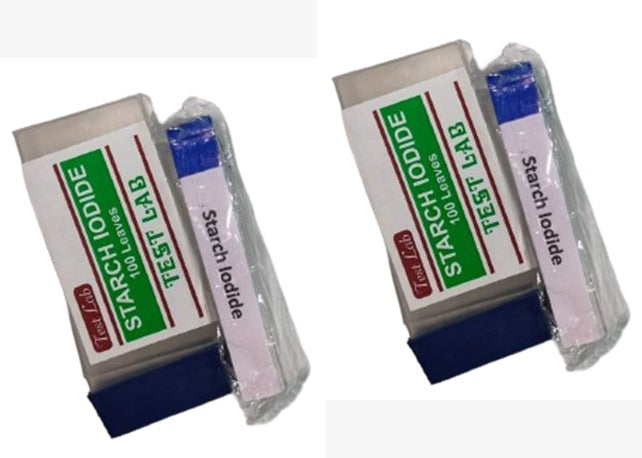 Starch Iodide Paper With Plastic Box 1Box Contains 100 Papers (Pack Of ...